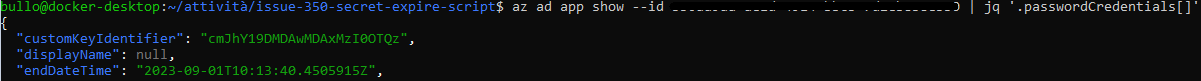 Az Ad App Gives Not Consistent Output · Issue 25786 · Azureazure Cli · Github