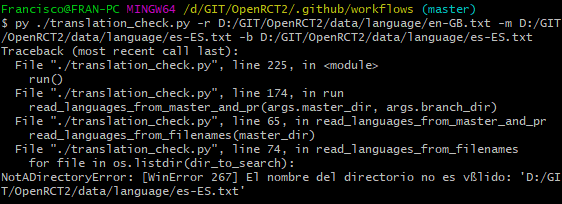 Notadirectoryerror Running Py File Inside Workflow · Issue 2024 · Openrct2localisation · Github 8860