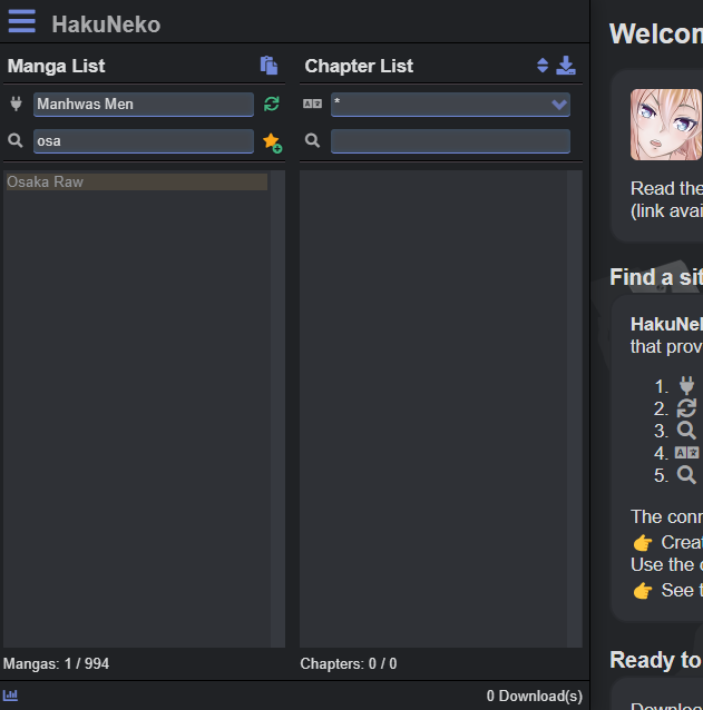 Manhwasmen Connector Not Working · Issue 5751 · Manga Download 