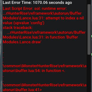 bugs about v2.1 · Issue #41 · Bimmr/Monster-Hunter-Rise-Reframework-Scripts- · GitHub