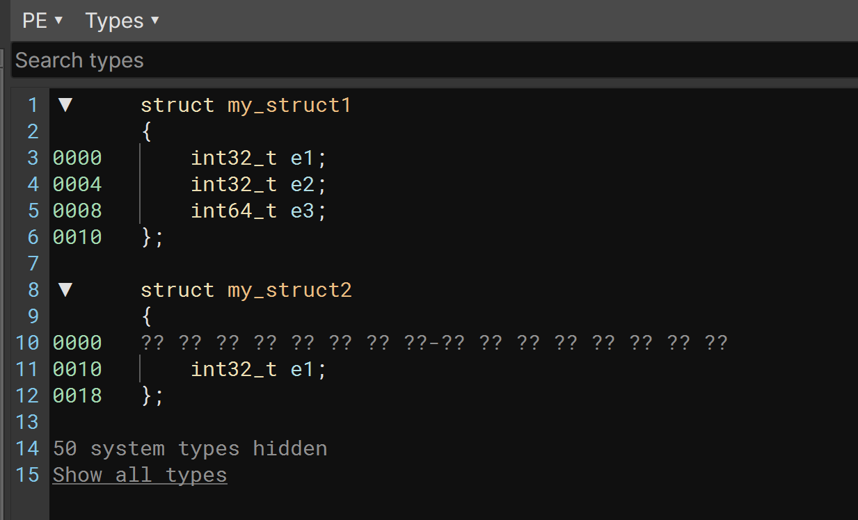 Derived struct /class creation is buggy · Issue #3573 · Vector35/binaryninja-api · GitHub