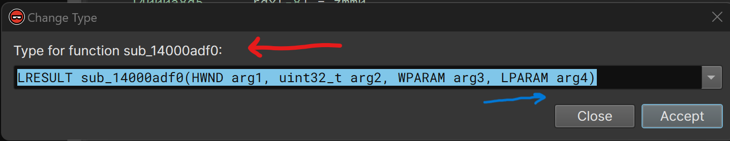 Inconsistent margins in Define Name and Change Type dialogs · Issue #3710 · Vector35/binaryninja ...