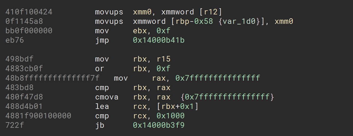 Expand long opcode option corrupts align of instructions · Issue #3711 · Vector35/binaryninja ...