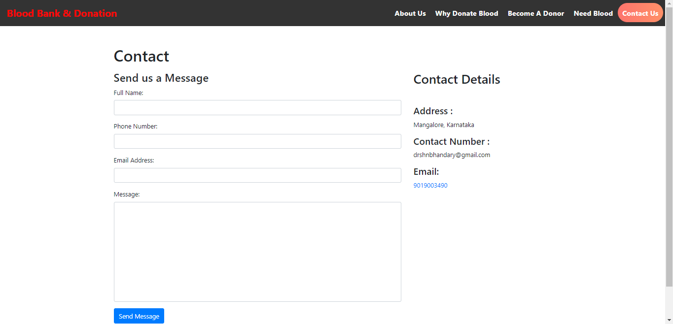 GitHub - darshan45672/Blood-Bank-and-Donor-Management-system: An Online System built for the ...