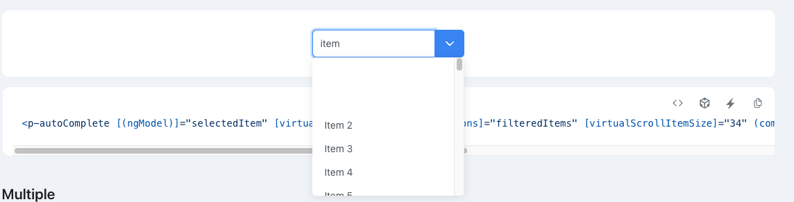 AutoComplete: Suggestions list display is broken after scroll when virtual scroll enabled ...