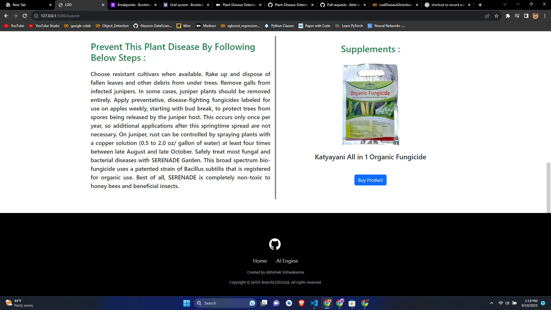 Github Abhi Vish Leaf Disease Detection