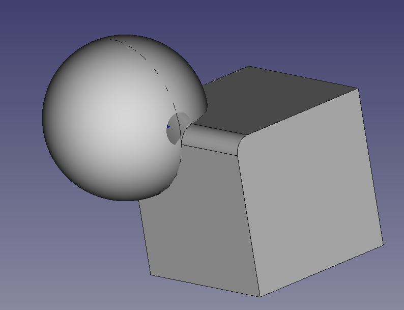 The result for fillet of the union of cube and sphere is wrong · Issue ...