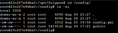 Unable to use a newer version of go2rtc · blakeblackshear frigate ...
