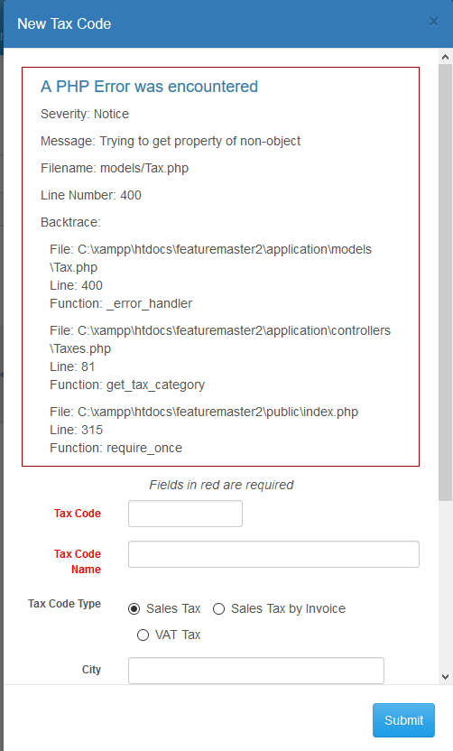 Tax category error in sale register · Issue #1396 · opensourcepos/opensourcepos · GitHub