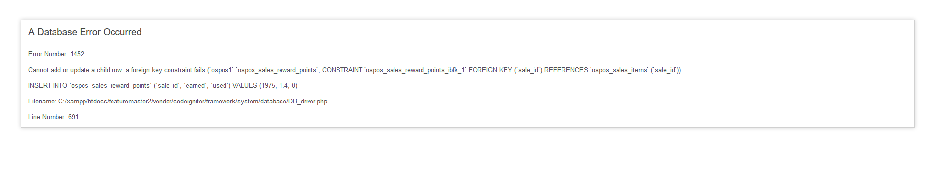 Foreign Key Constraint Issues · Issue #1436 · opensourcepos/opensourcepos · GitHub