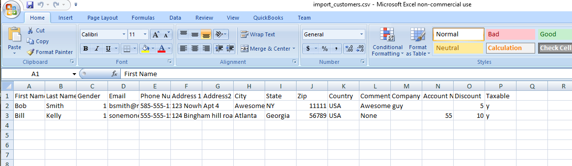 Excel Import in Customers Module NOT adding customers to the database · Issue #1722 ...