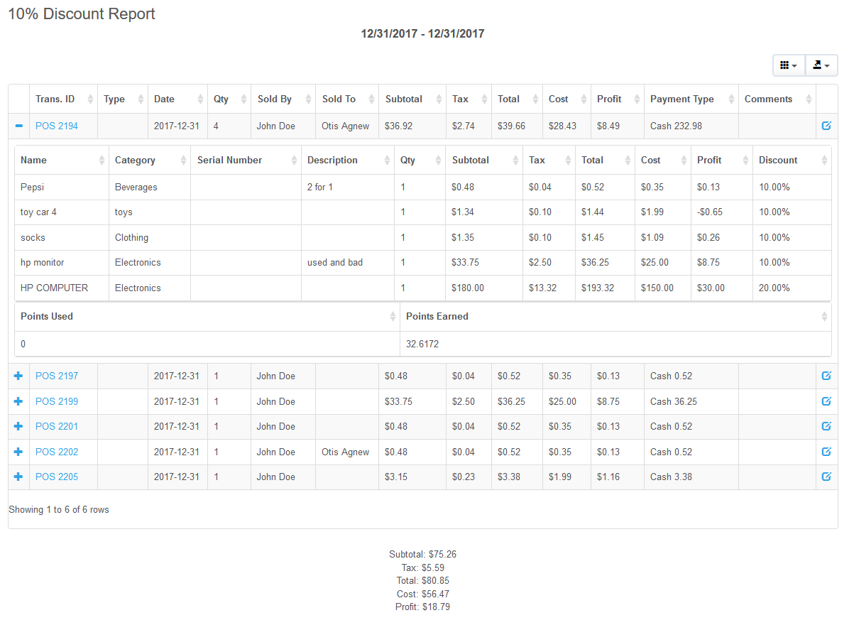 Discount detail report functionality - enhancement? · Issue #1736 · opensourcepos/opensourcepos ...