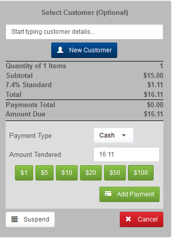 Quick currency buttons on checkout · Issue #1674 · opensourcepos/opensourcepos · GitHub