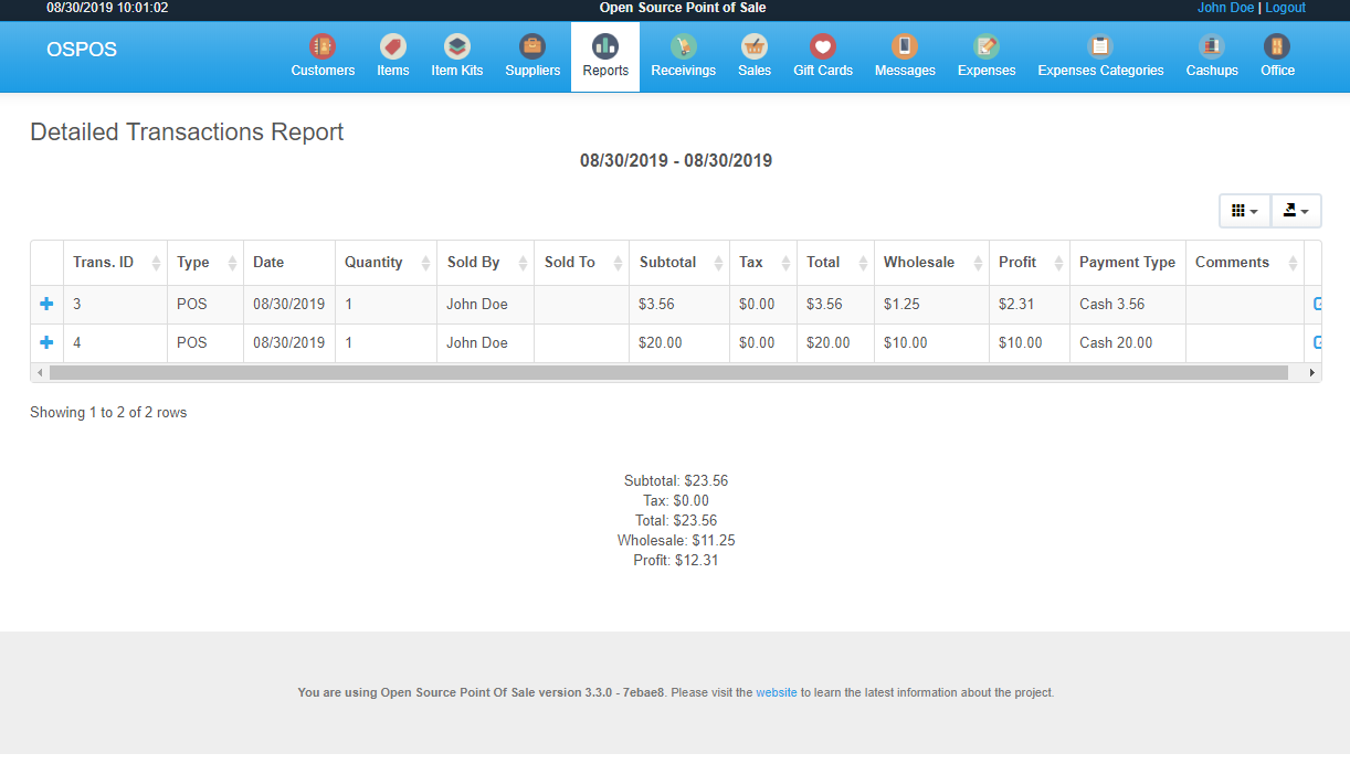 Detailed transaction report without items to display · Issue #2522 · opensourcepos/opensourcepos ...
