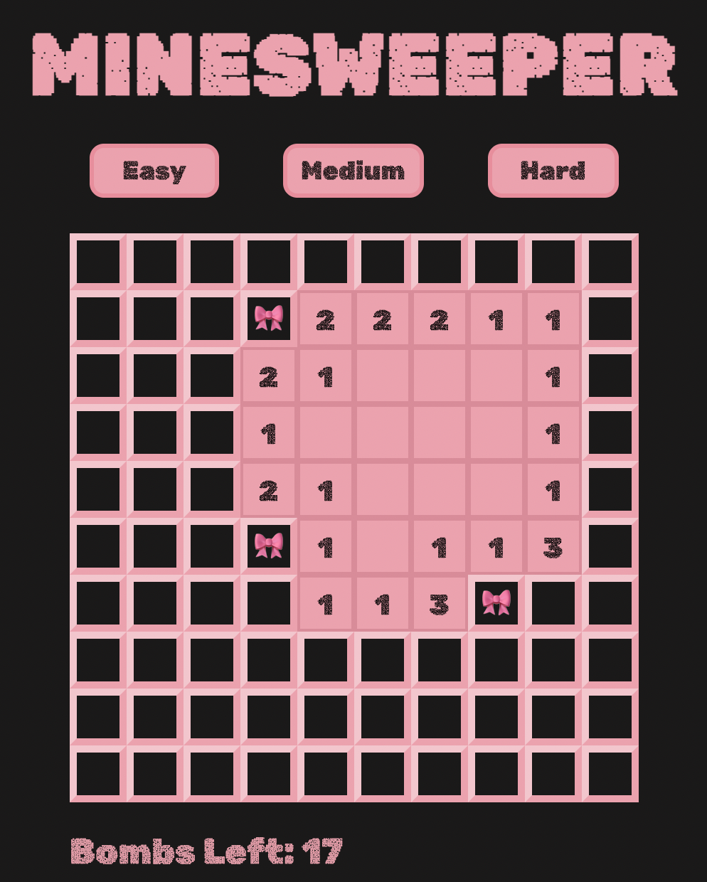 GitHub - ChenAmelia/MineswepperGame