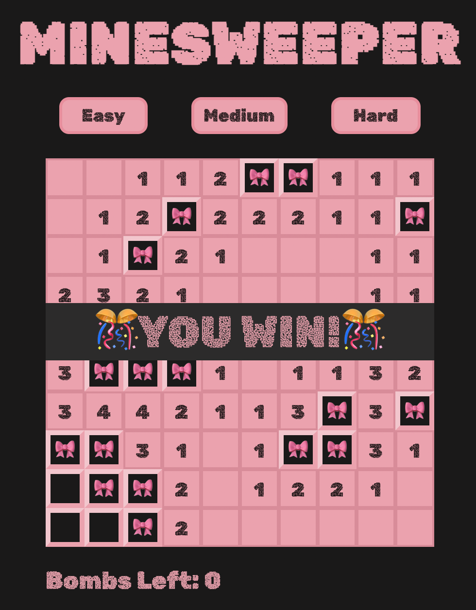 GitHub - ChenAmelia/MineswepperGame