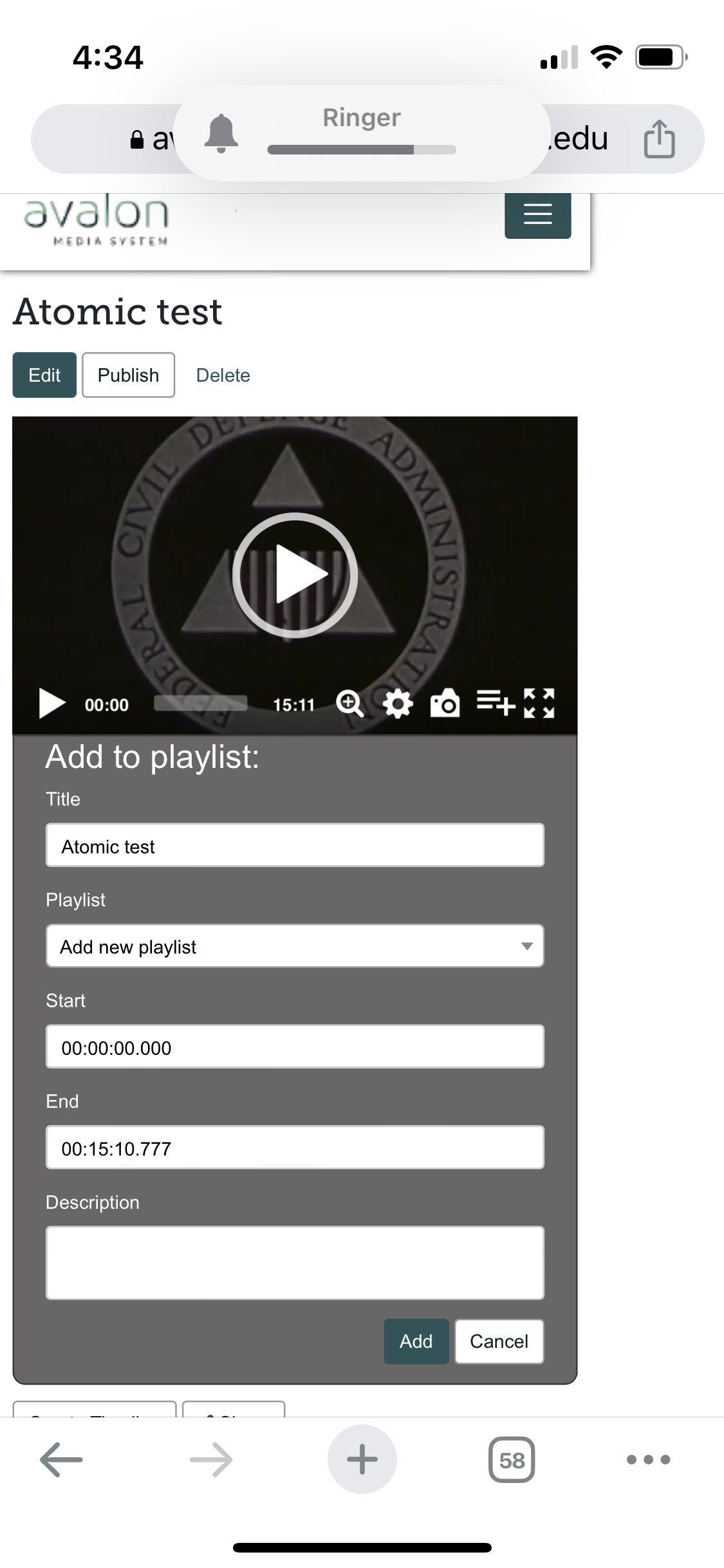 Add to new playlist from media player widget causes error on iOS Chrome · Issue #5124 ...