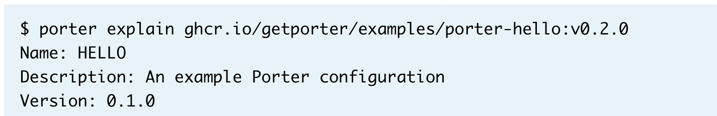 In QucikStart: Bundles should v0.1.0 be changed to v0.2.0? · Issue #2769 · getporter/porter · GitHub
