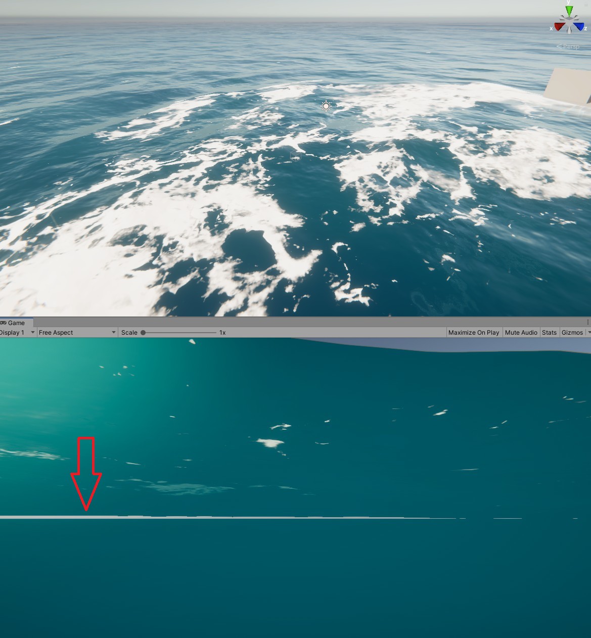 [HDRP] Gap between waves and underwater area. · Issue #520 · wave-harmonic/crest · GitHub