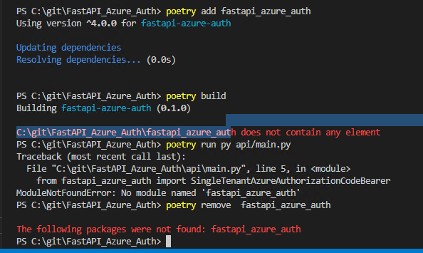 poetry add fastapi_azure_auth does not add the package · Issue #126 · intility/fastapi-azure ...