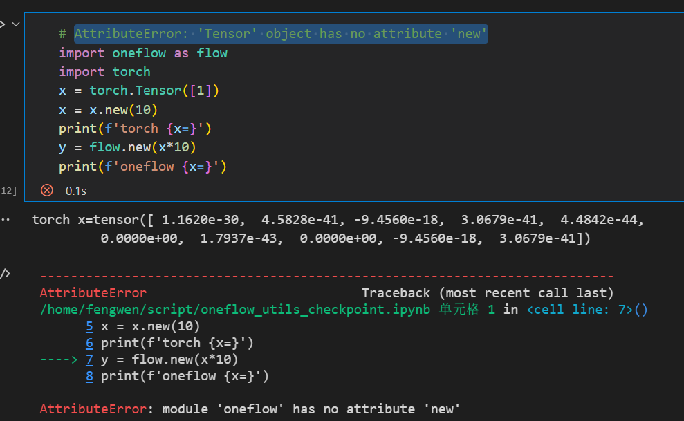Attributeerror Module Oneflow Has No Attribute New · Issue 9875 · Oneflow Inconeflow · Github