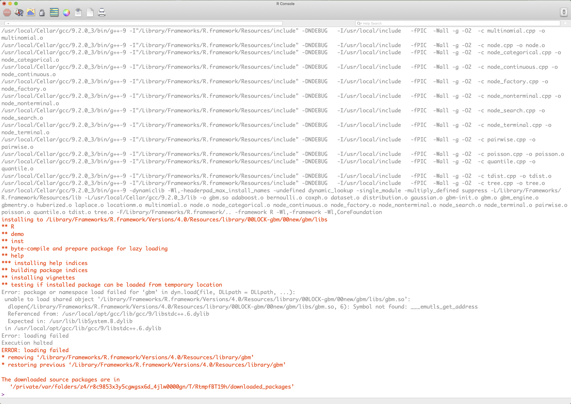 gbm issue installation R · Issue #54 · gbm-developers/gbm · GitHub
