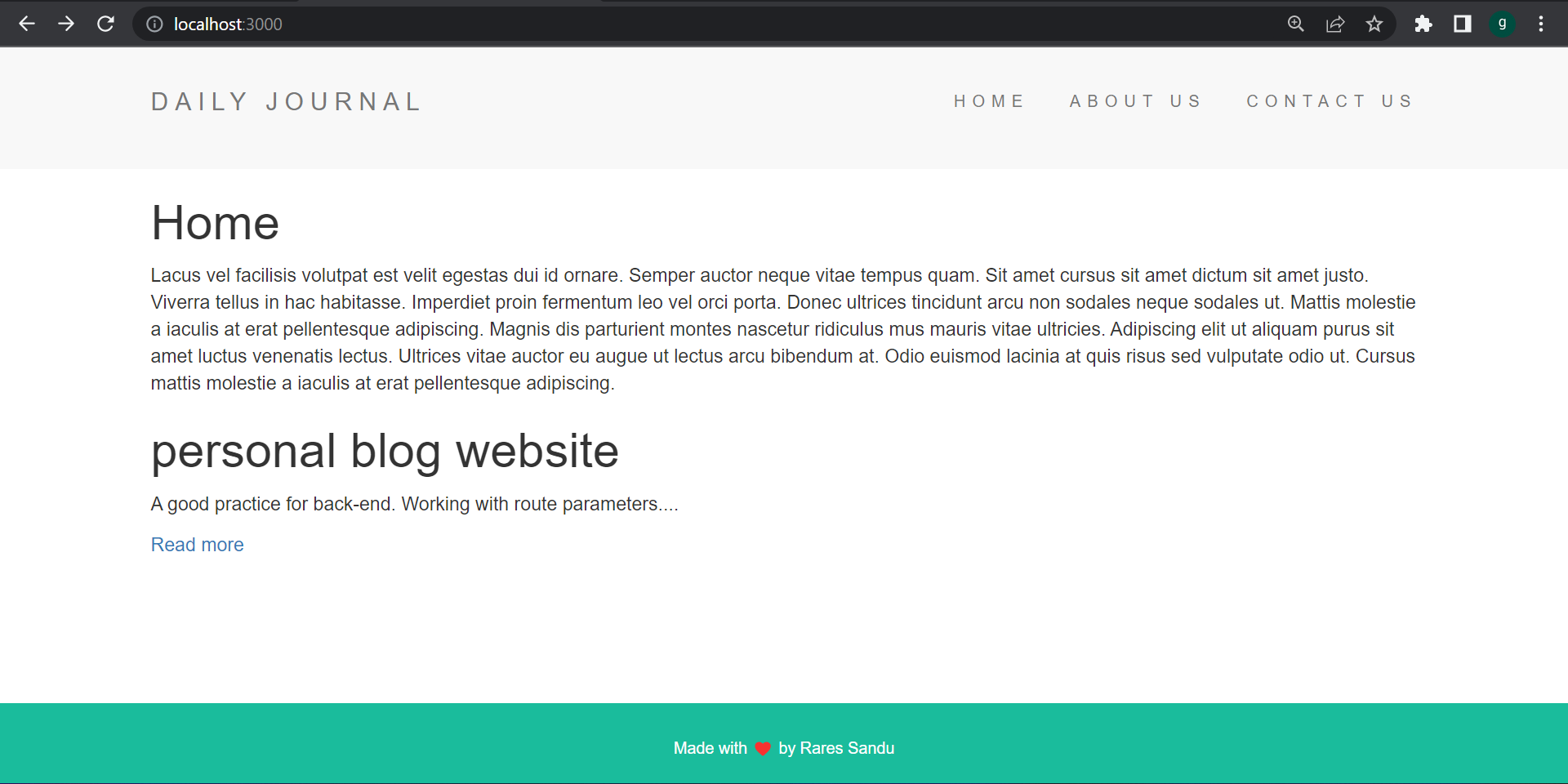 GitHub - Rares-29/Blog-Project