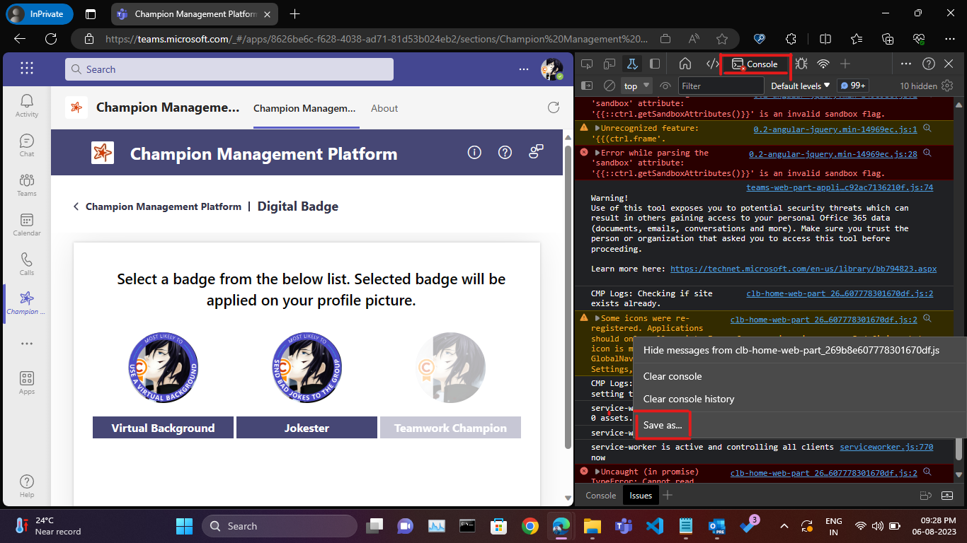 Digital Badge · Issue #174 · OfficeDev/microsoft-teams-apps-champion-management · GitHub