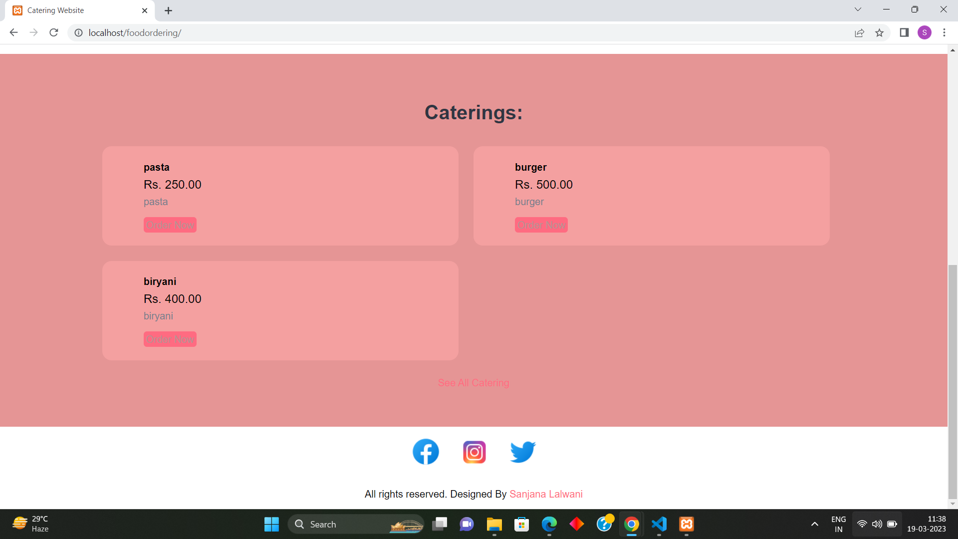 GitHub - sanjanalalwani/foodordering