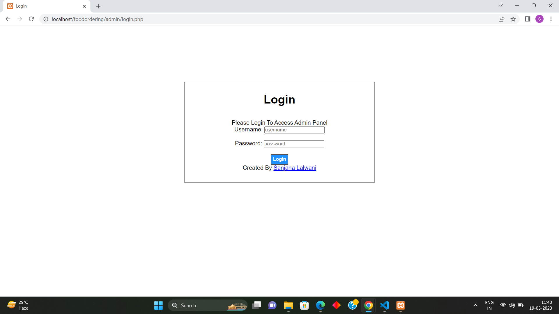 GitHub - sanjanalalwani/foodordering
