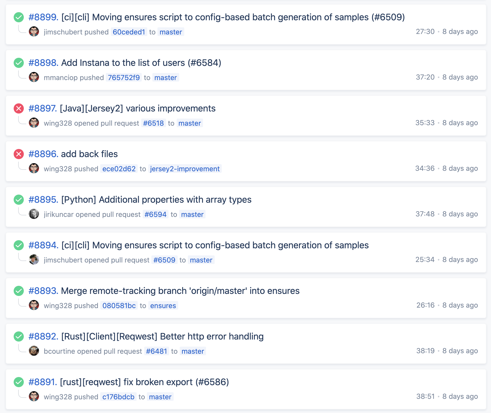 [REQ] Feature Request - speed up + simplify sample generation · Issue #6333 · OpenAPITools ...