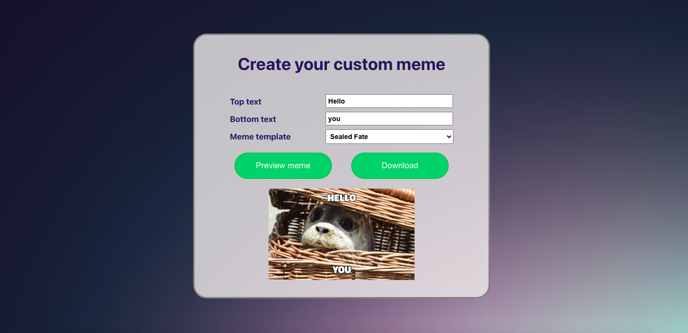 GitHub - lisaweilguni/react-meme-generator GitHub - lisaweilguni/react-meme-generator
