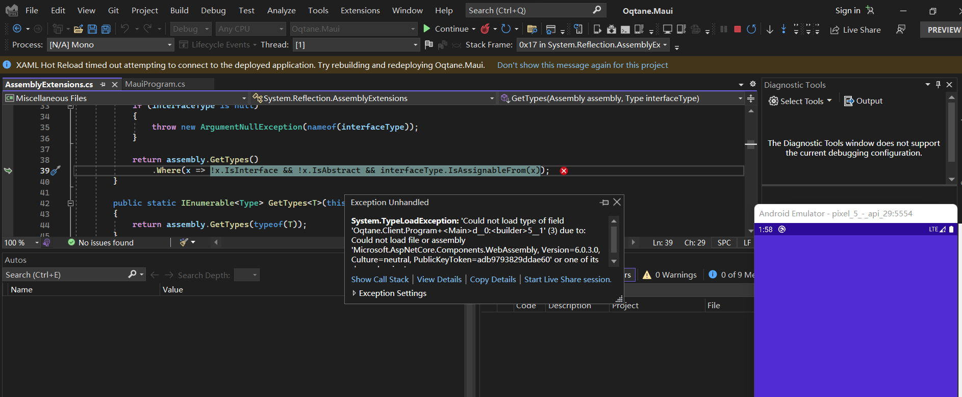 Running MAUI in Android · oqtane oqtane.framework · Discussion #2367 · GitHub