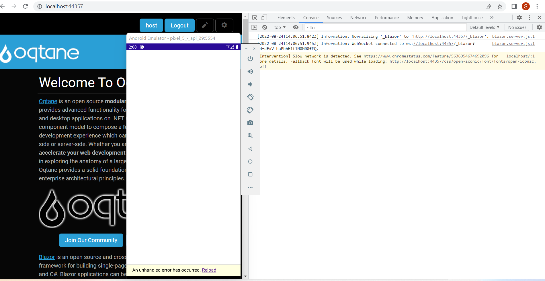 Running MAUI in Android · oqtane oqtane.framework · Discussion #2367 · GitHub