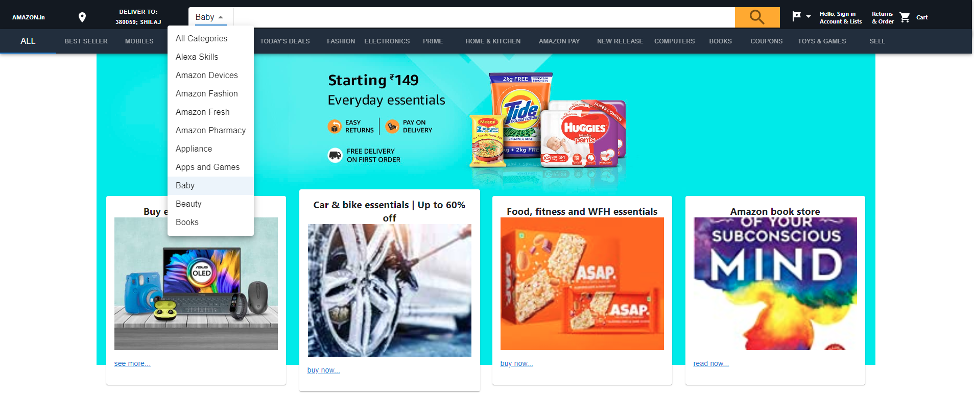 amazon_clone - Codesandbox