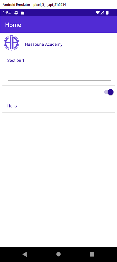When checked on, switch in table view button in ViewCell is invisible in Android Platform ...