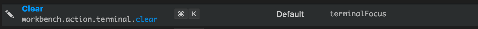 Terminal Clear Command does not work for ANY keybinding. Simply prints ^L · Issue #49641 ...