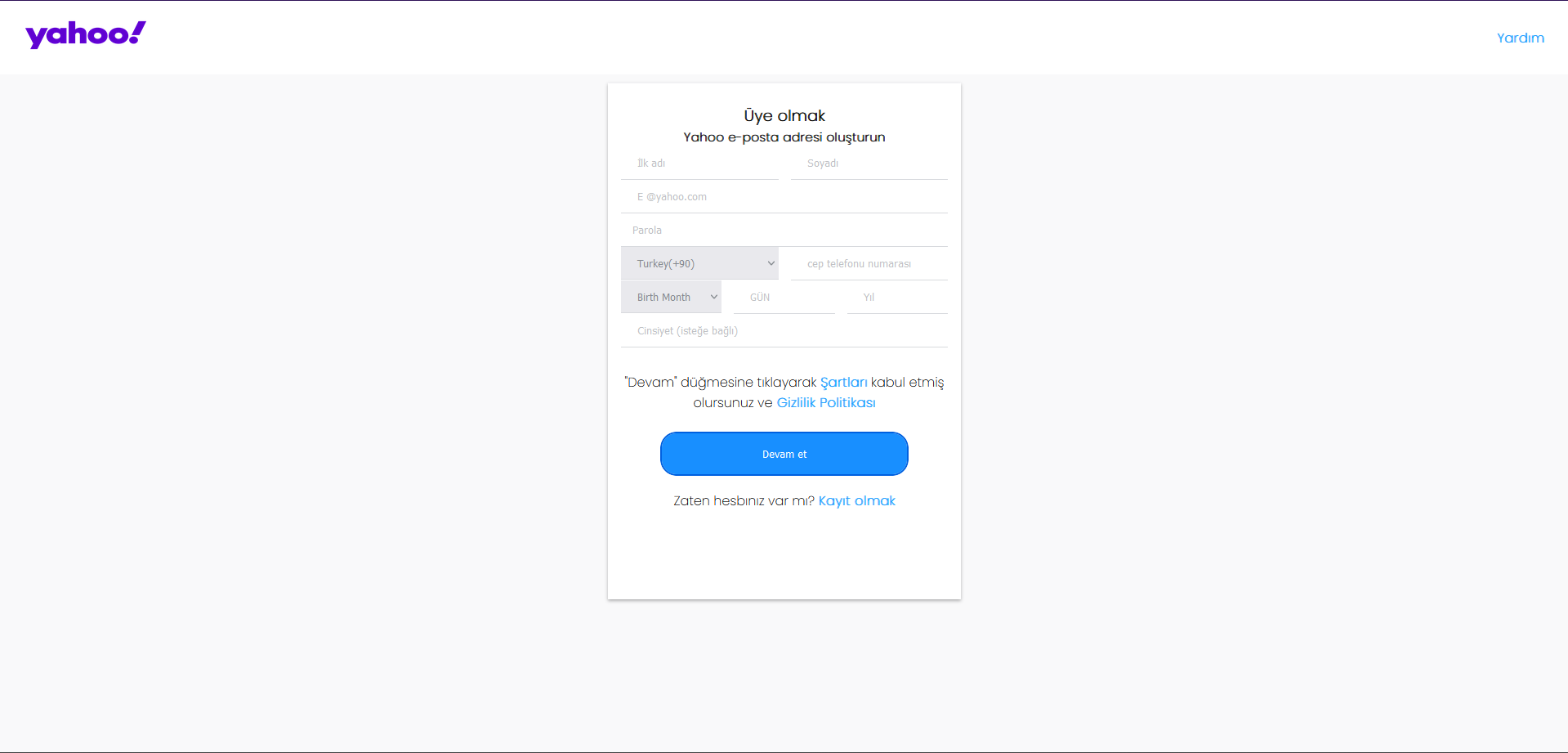 GitHub - Cansuyldz/yaho-login