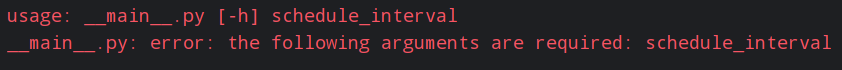 运行时提示main文件里需要schedule_interval参数 · Issue #403 · dataabc/weibo-crawler · GitHub