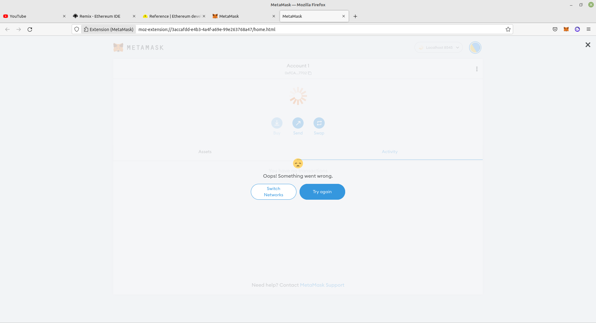 Unable To Connect To Localhost 8545 · Issue 3109 · Nomicfoundationhardhat · Github