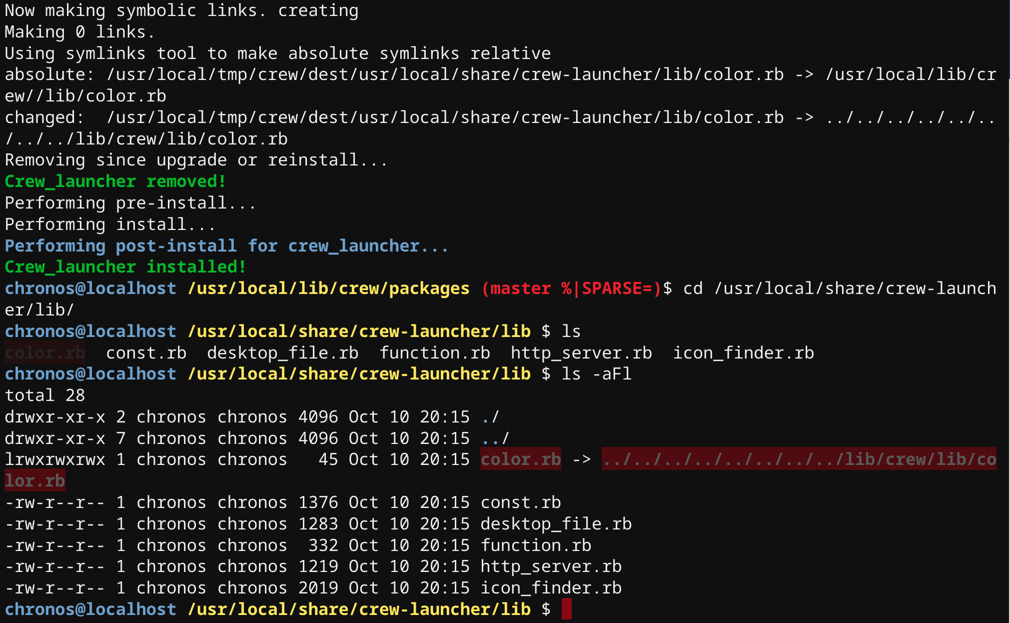 Chromebrew Launcher broken symlink · Issue #6286 · chromebrew ...