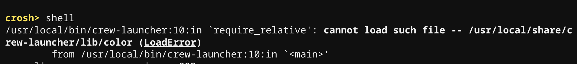 Chromebrew Launcher broken symlink · Issue #6286 · chromebrew ...