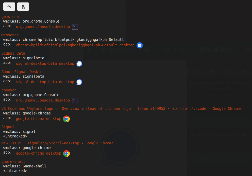 Desktop File Needs Adjustment For Icon To Work In Wayland · Issue 6122 · Signalapp Signal
