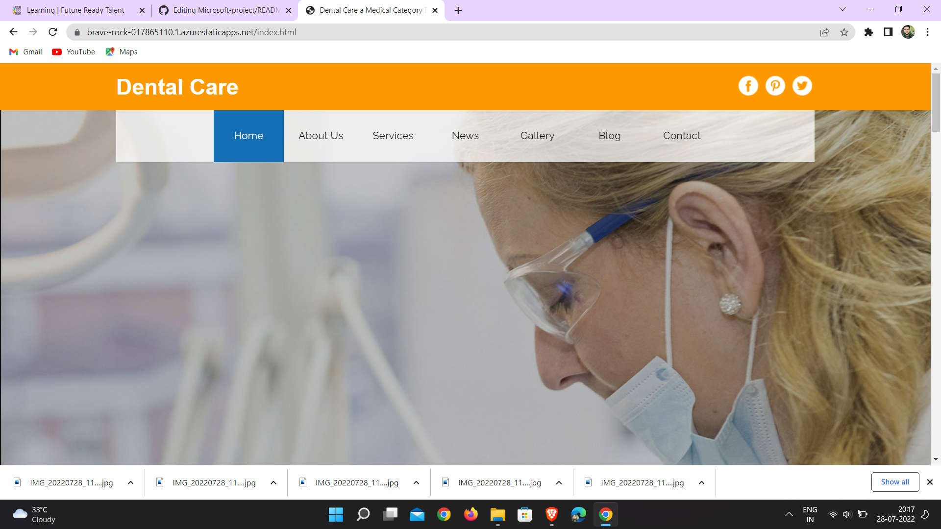 GitHub - sachikant7865/Demo-project: Here I have created a dental ...