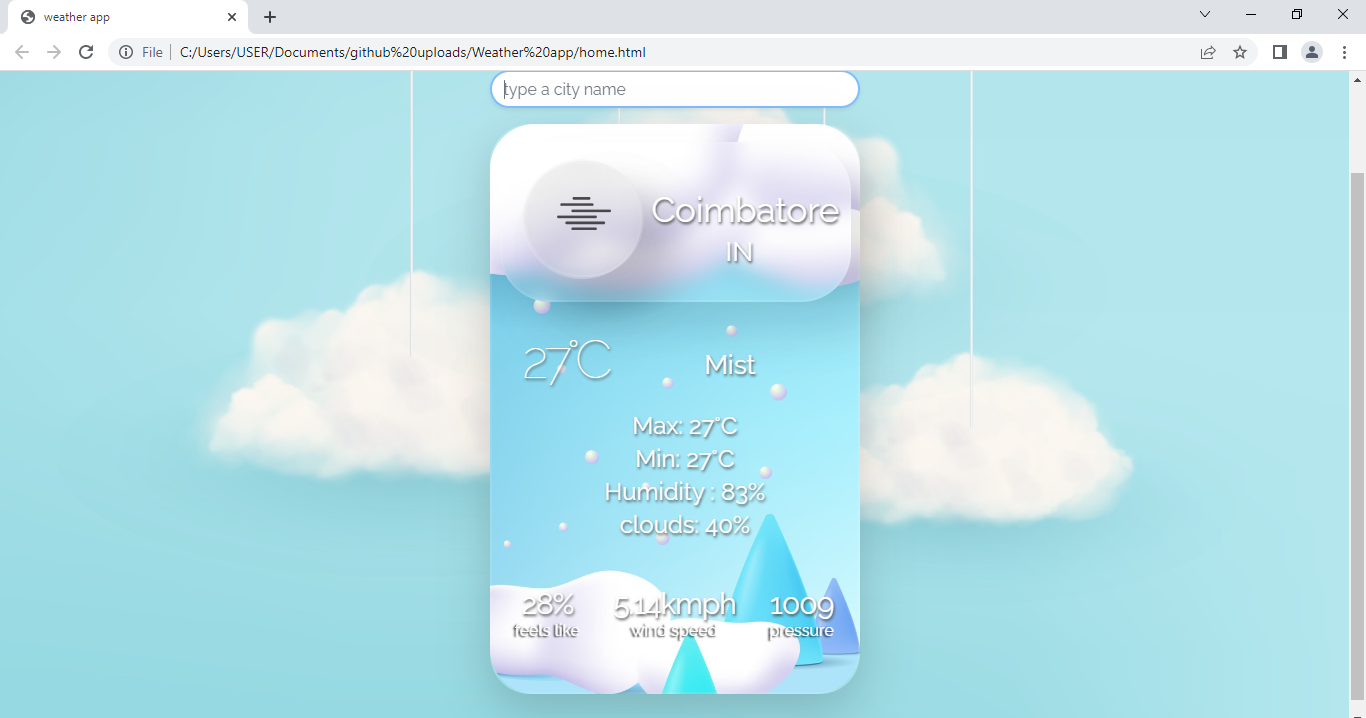 GitHub - banupriya251000/Responsive-weather-app: Simple and Responsive ...