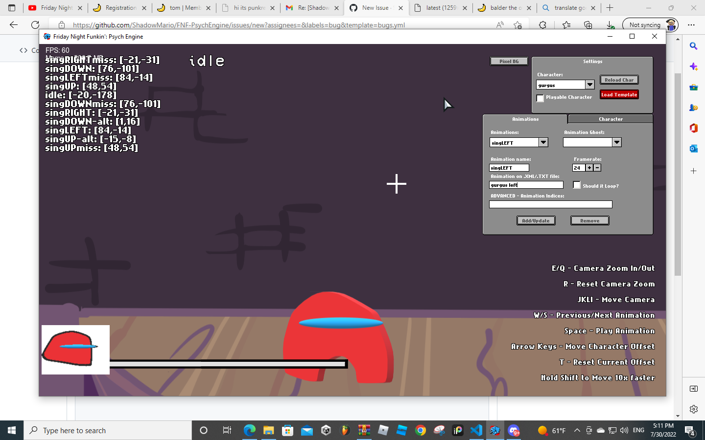 When I select an animation it continues in the idle animation. · Issue #9977 · ShadowMario/FNF ...