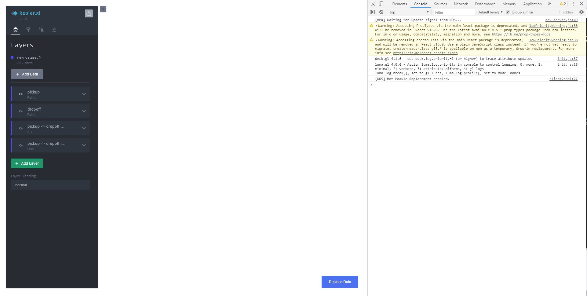 Custom Reducer Example - Mapbox not loading (v0.0.25) · Issue #165 · keplergl/kepler.gl · GitHub