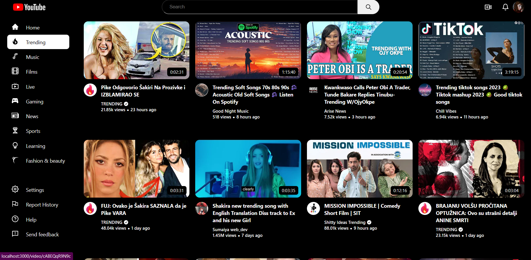 GitHub - Ashu6200/Youtube-Clone: This is a YouTube Clone that implements the main features of ...