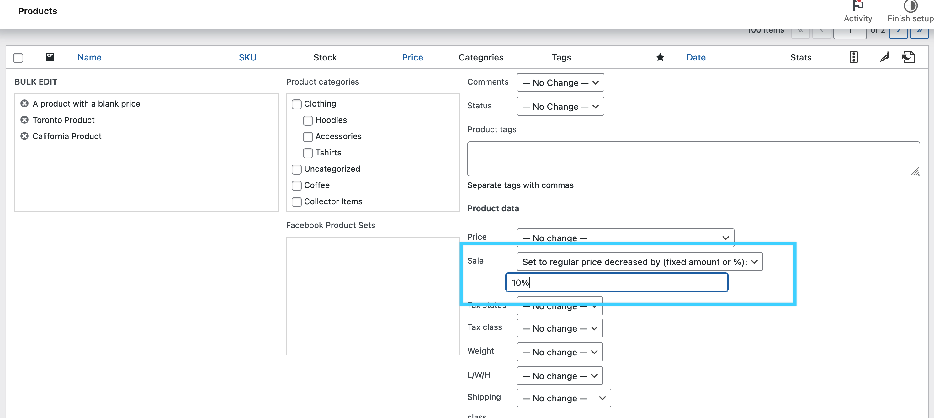 Bulk Update on Sale Prices causes Fatal Error when Regular Price is blank · Issue #37681 ...