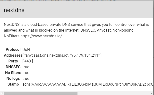 [Edit] NextDNS anycast domain name and server address · Issue #687 ...